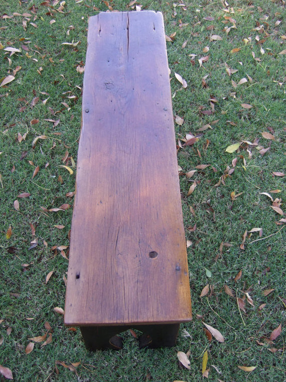 The Arcadian Cottage Bench - made with reclaimed wood - classic 5 board ...